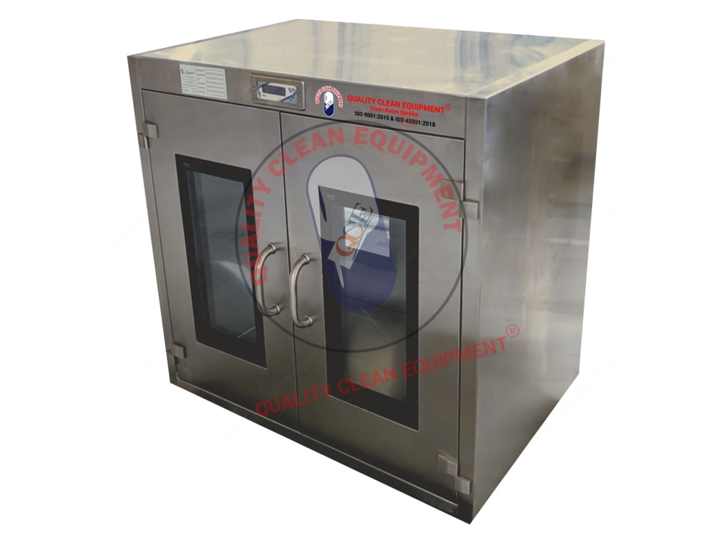 Double Leaf Door Static Pass Box - Quality Clean Equipment
